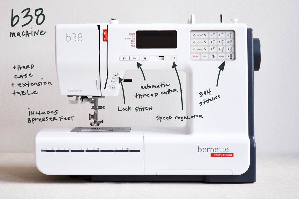 Discover the Bernette B38 Sewing Machine – the workroom