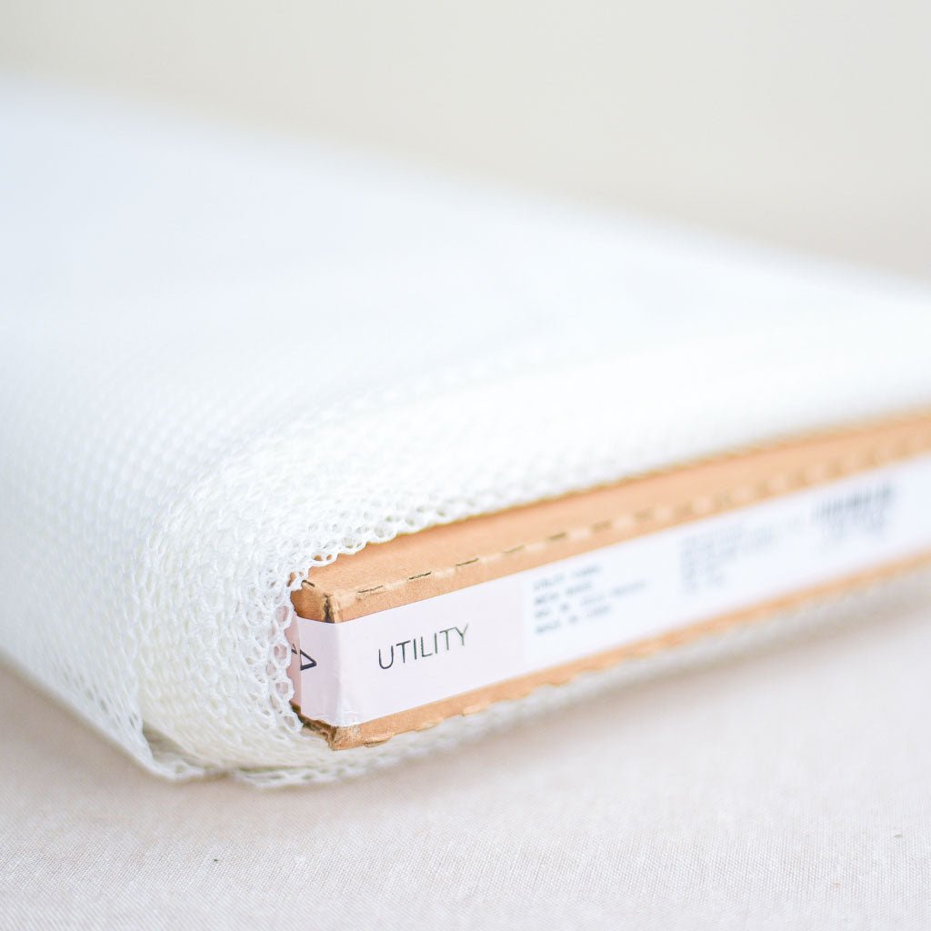Utility Fabric : White Mesh – the workroom